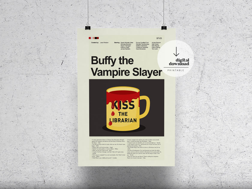 Buffy the Vampire Slayer (TV SERIES) | DIGITAL ARTWORK DOWNLOAD ...