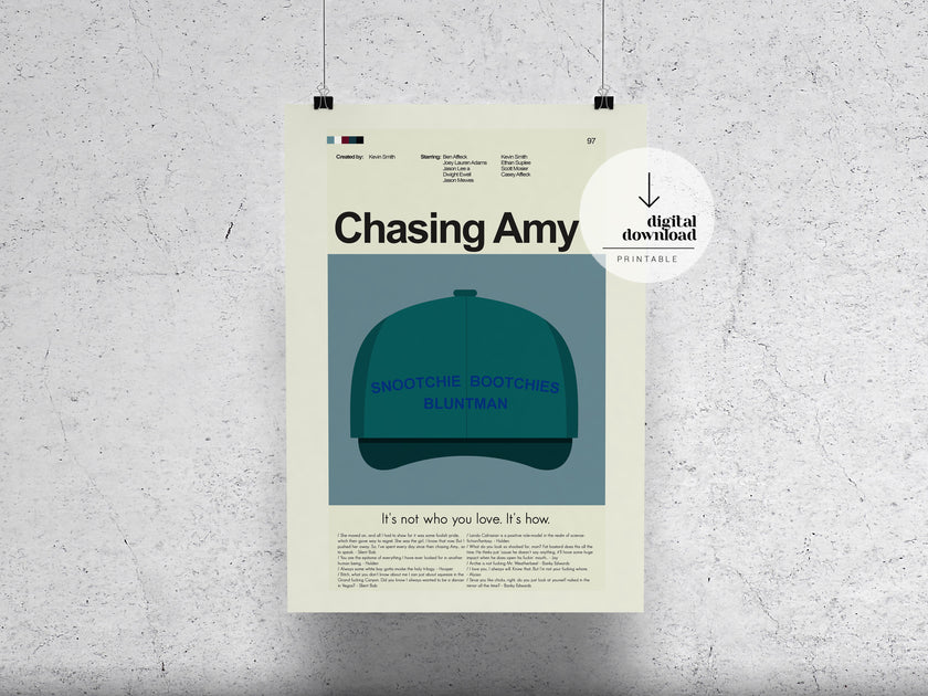 Chasing Amy | DIGITAL ARTWORK DOWNLOAD | PrintsandgiggIes