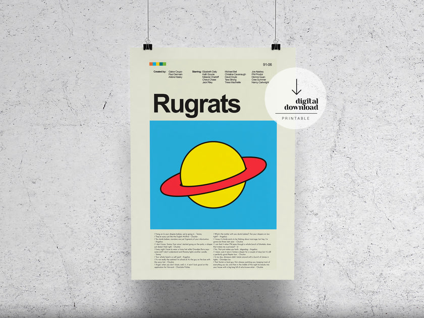 Rugrats | DIGITAL ARTWORK DOWNLOAD | PrintsandgiggIes