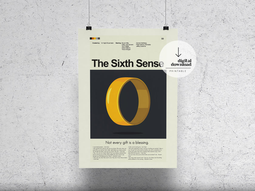 The Sixth Sense | DIGITAL ARTWORK DOWNLOAD | PrintsandgiggIes