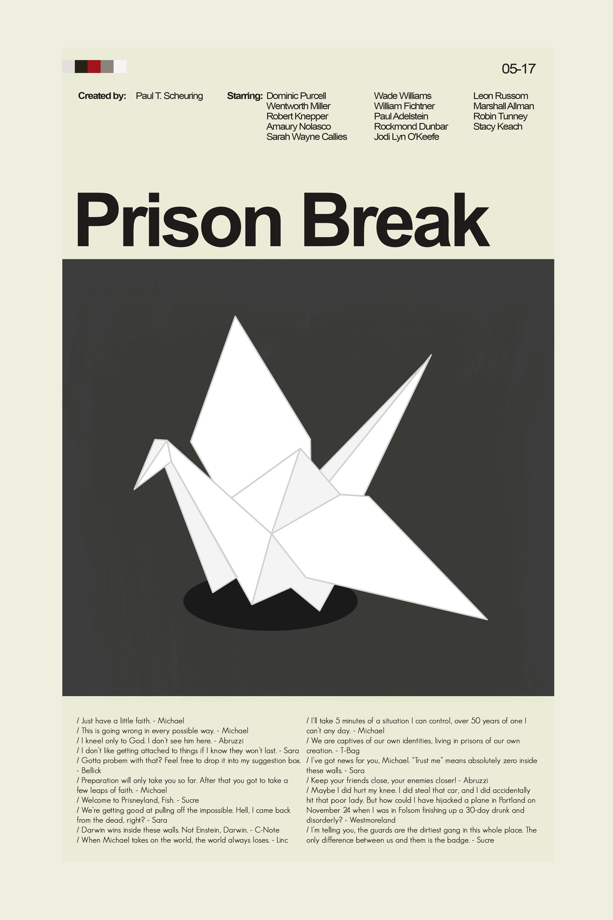 How To Make An Origami Crane Prison Break Rachel Ashmun 🟥 On X: