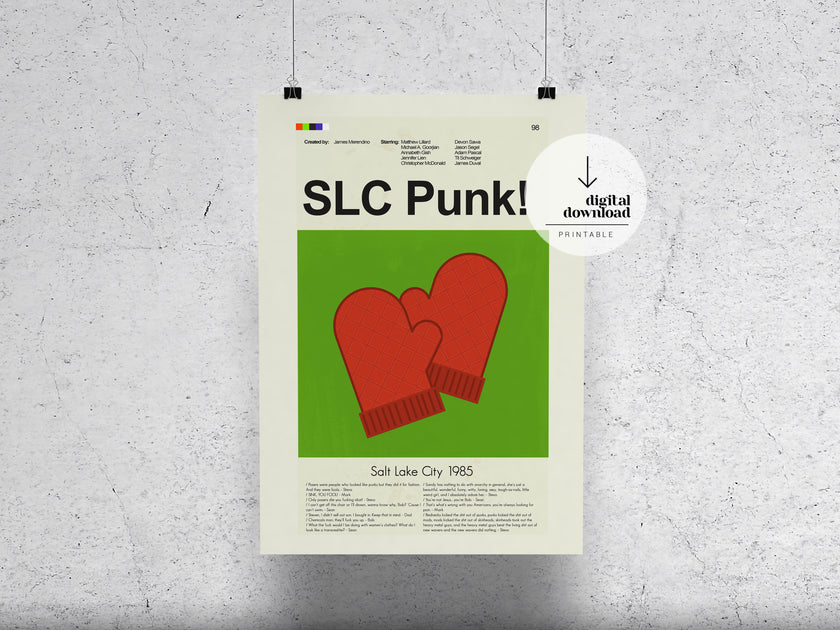 SLC Punk! | DIGITAL ARTWORK DOWNLOAD | PrintsandgiggIes