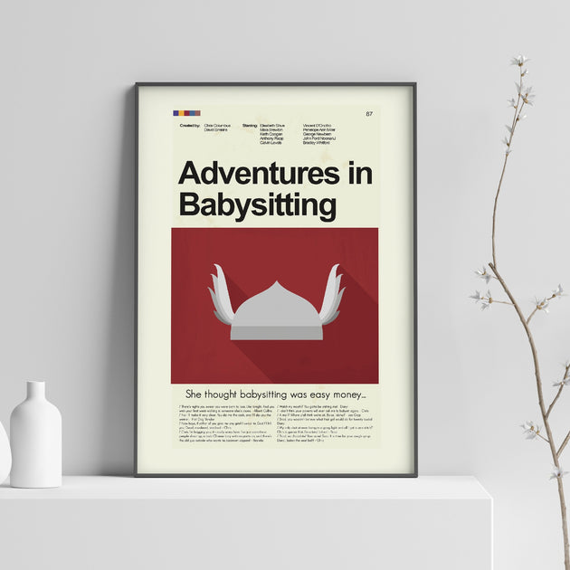 Adventures in Babysitting - Thor Helmet | 12"x18" or 18"x24" Print onl ...