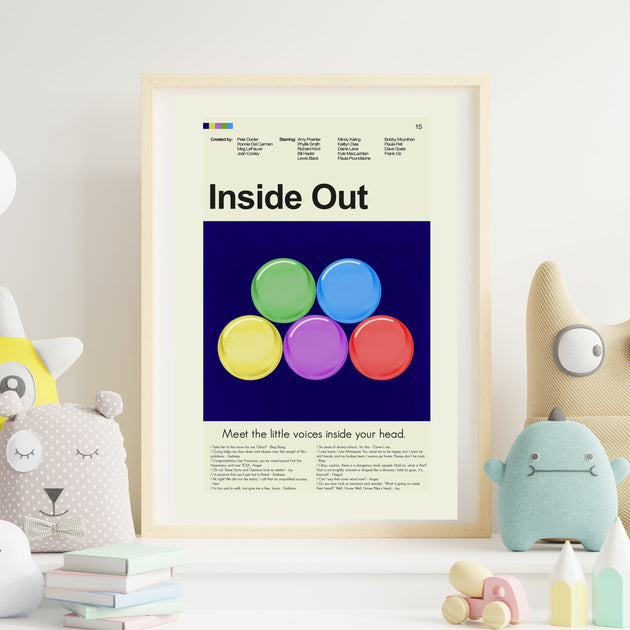 Inside Out - Memory Orbs | 12"x18" or 18"x24" Print only | PrintsandgiggIes