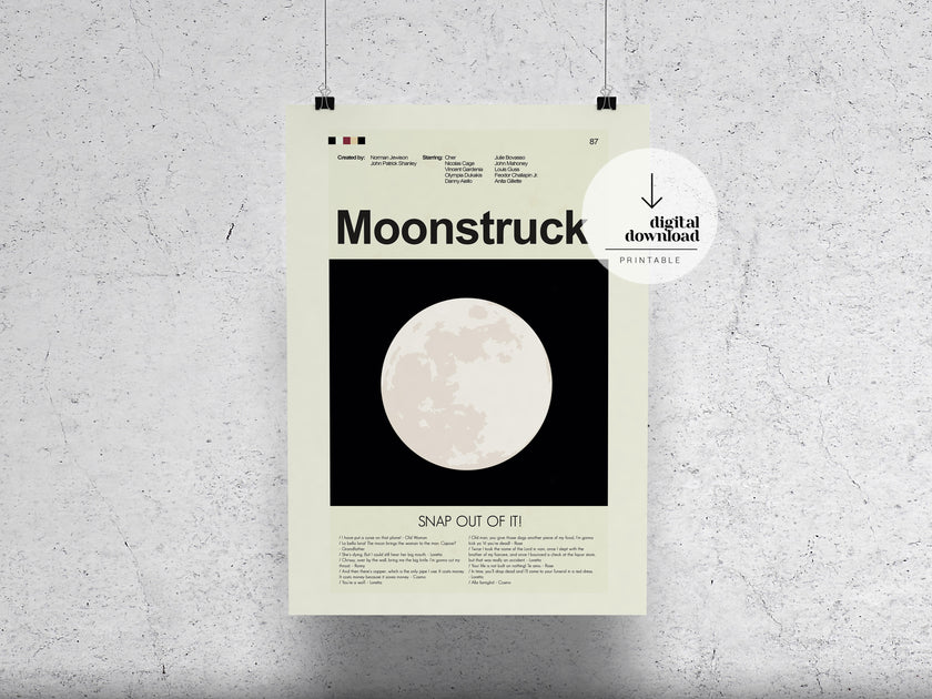 Moonstruck | DIGITAL ARTWORK DOWNLOAD | PrintsandgiggIes