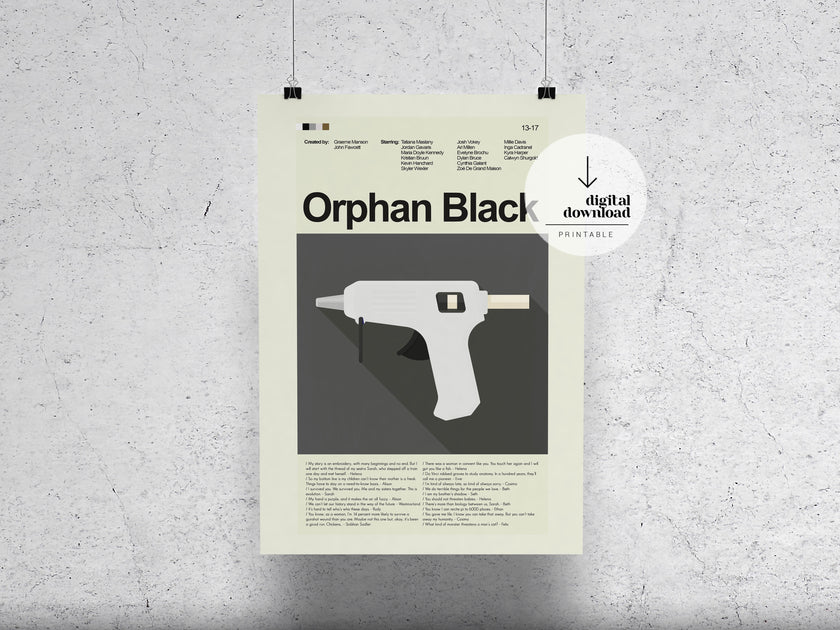 Orphan Black | DIGITAL ARTWORK DOWNLOAD | PrintsandgiggIes