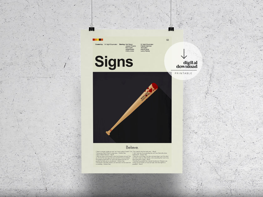Signs | DIGITAL ARTWORK DOWNLOAD | PrintsandgiggIes
