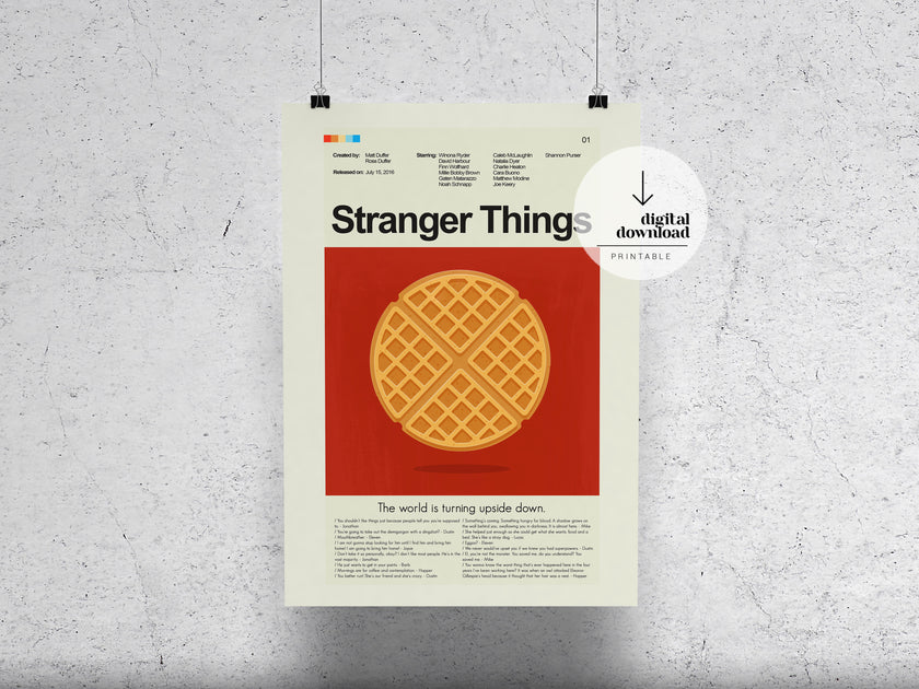 Stranger Things (Season 1) | DIGITAL ARTWORK DOWNLOAD | PrintsandgiggIes