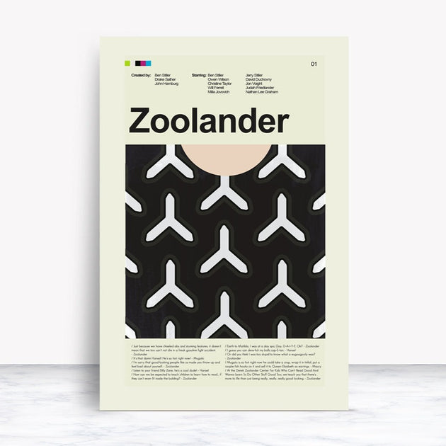 Zoolander - Sweater | 12"x18" or 18"x24" Print only | PrintsandgiggIes